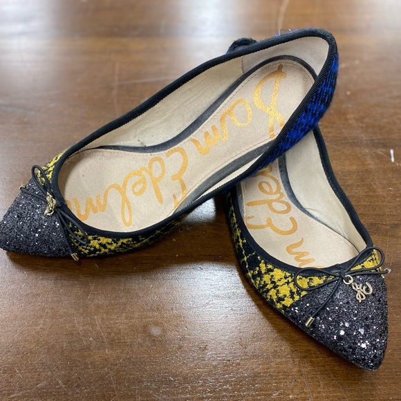 Sam Edelman | Shoes | Sam Edelman Houndstooth Tweed Lilly Flats | Poshmark